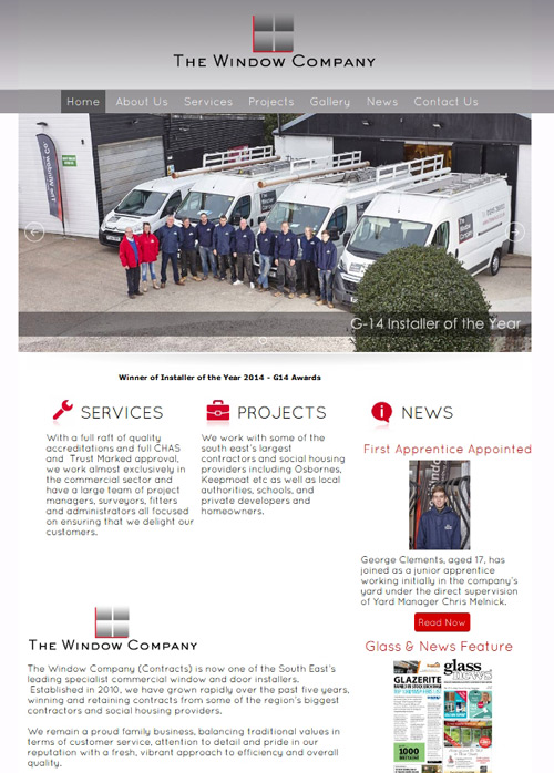 New website gives insight into The Window Company (Contracts) | Glass ...