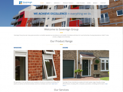 New website for Sovereign Group | Glass & Glazing Products Magazine (GGP)