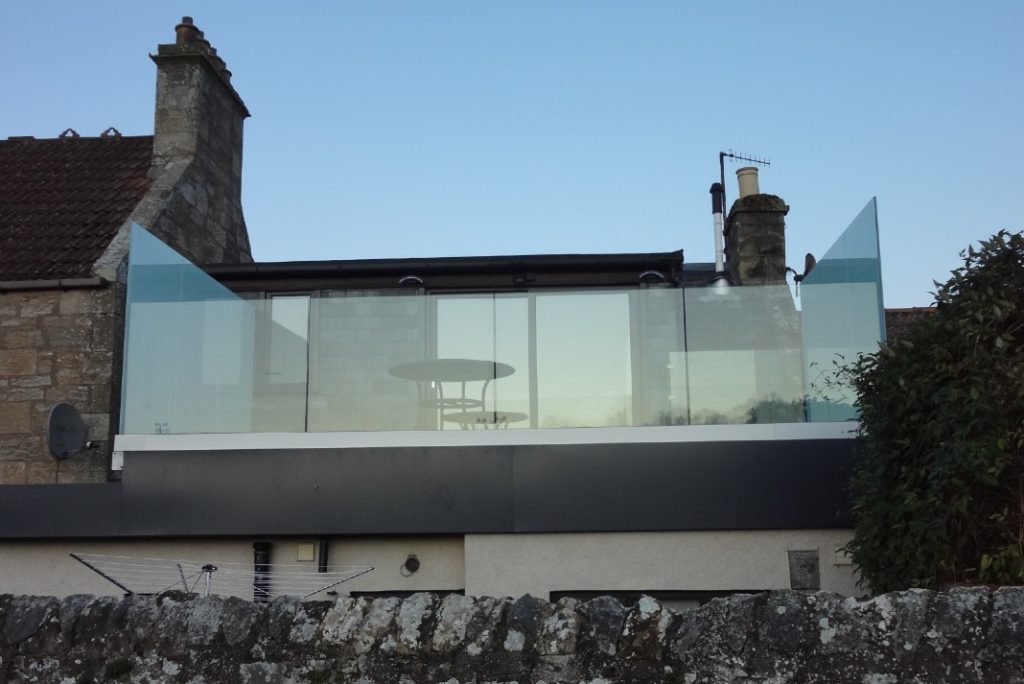 Glass balcony completed in Fife | Glass & Glazing Products Magazine (GGP)