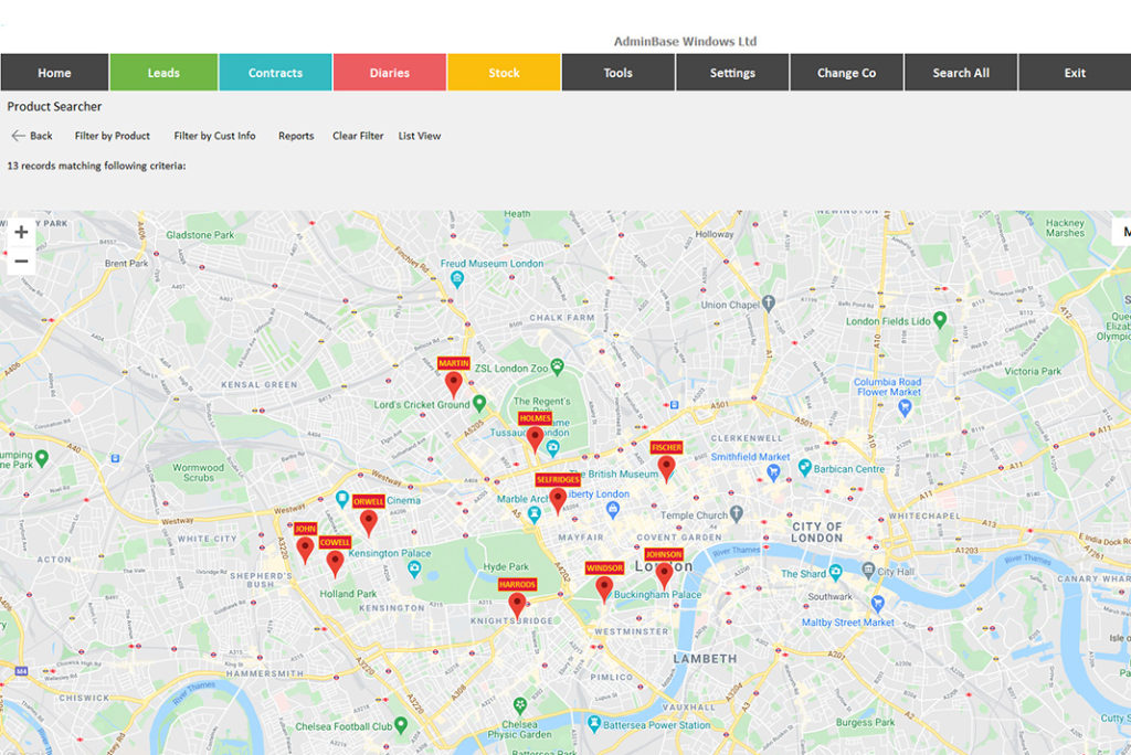 New Google Maps feature for adminbase allows at-a-glance job planning ...