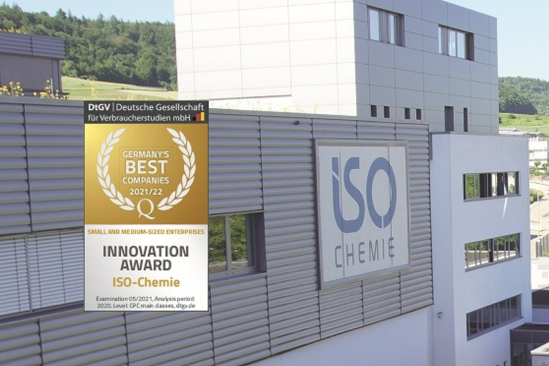ISO-Chemie wins innovation award | Glass & Glazing Products Magazine (GGP)