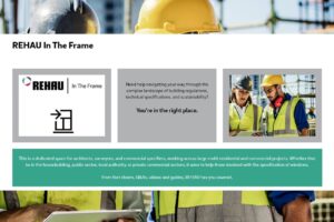 Rehau launches 'In the Frame' information campaign